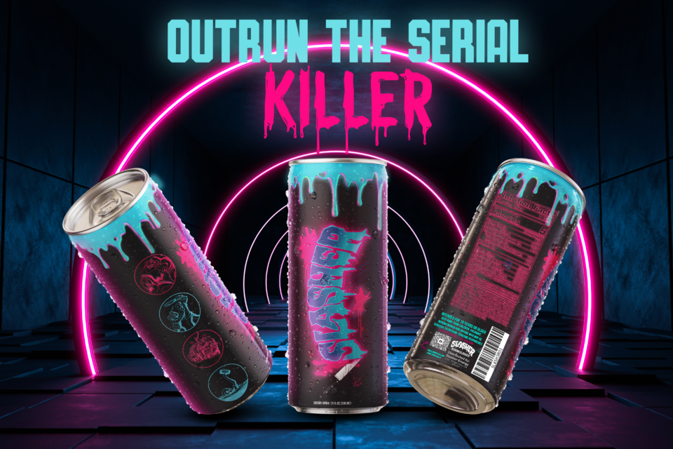 Slasher Energy: The World’s First Energy Drink For Horror Fans